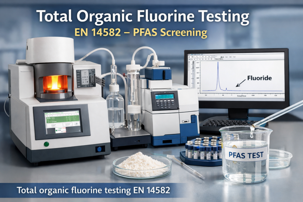 Total Organic Fluorine Testing | PFAS Screening EN 14582