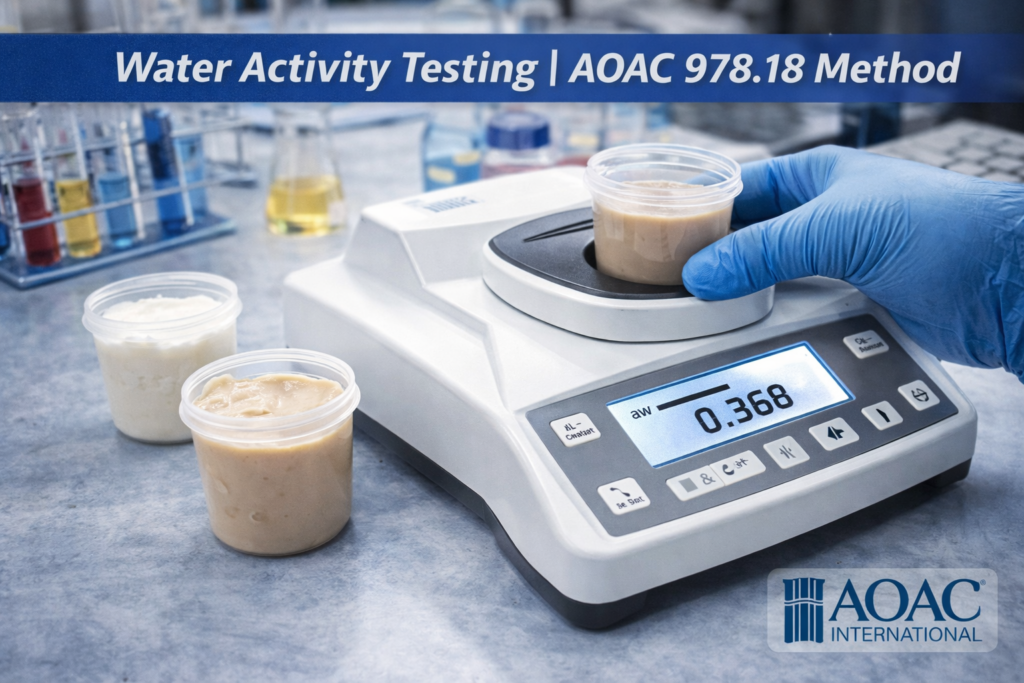 Water Activity Testing | AOAC 978.18 Method