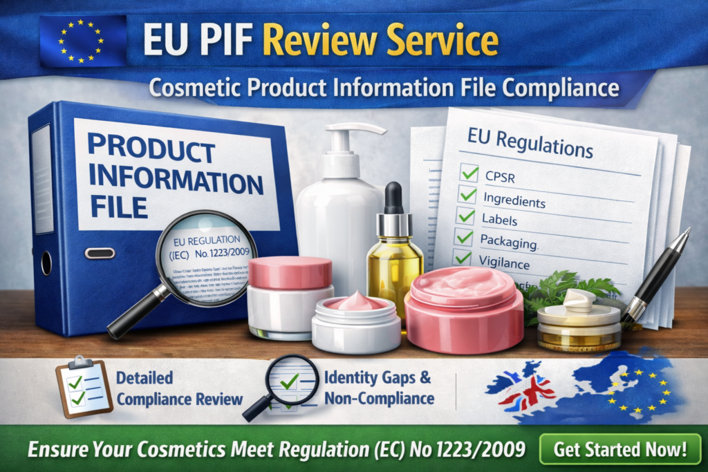 EU PIF Review Service | PIF Compliance (EC 1223/2009)